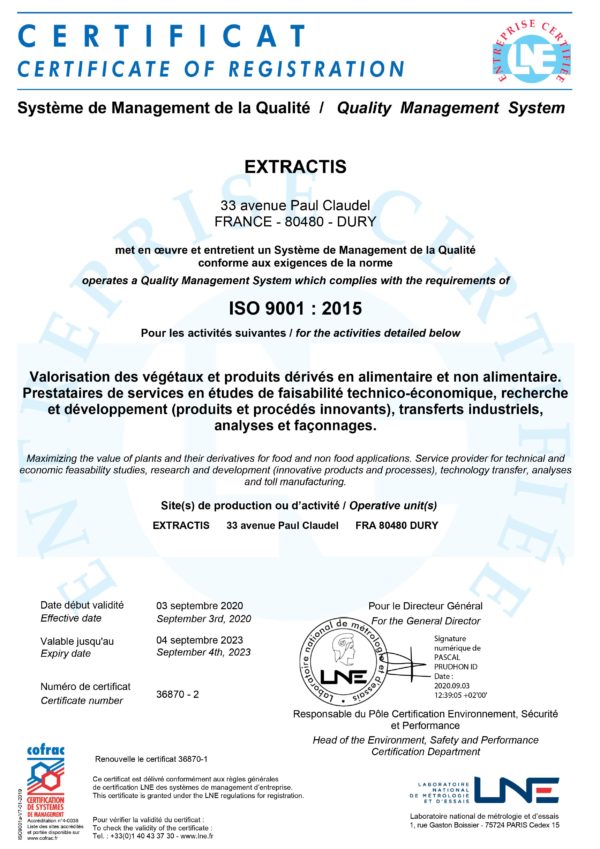 Successful Renewal Of Our Iso 9001 2015 Certification Until 2023